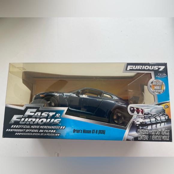 Jada | Toys | Jada Fast Furious Furious 7 Brians Nissan Gtr R35 Diecast ...